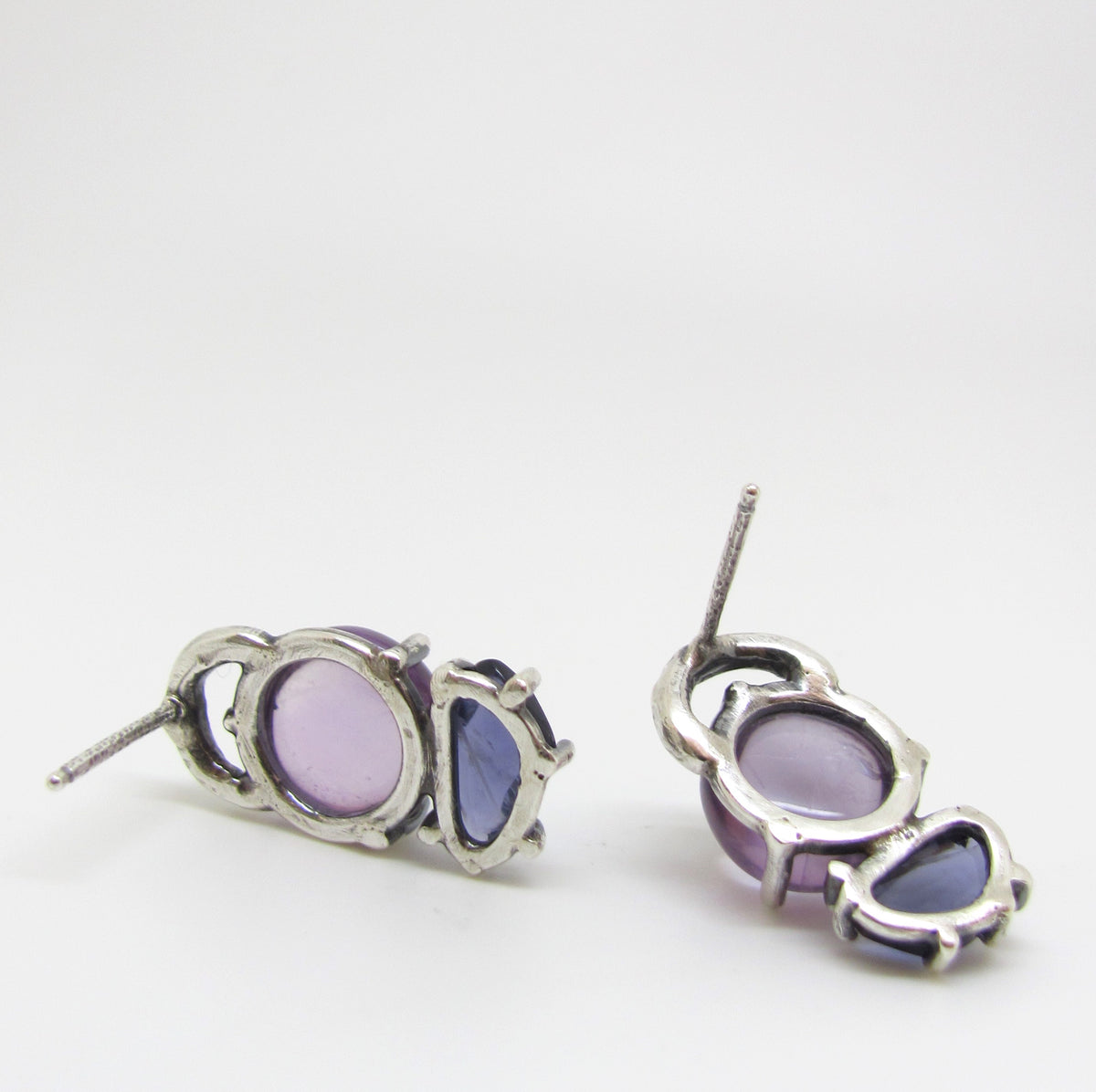 Purple Iris Studs Small – lauren passenti jewelry